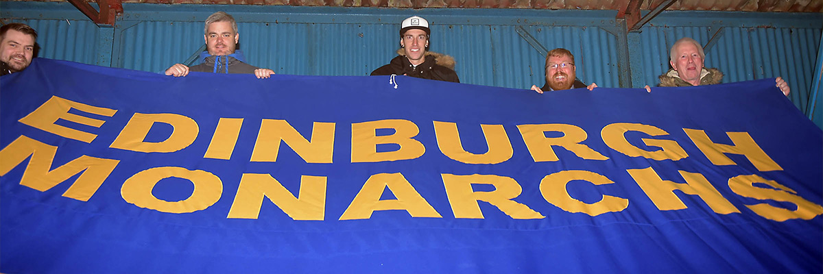 Monarchs Banner Unveiled | News Centre | Edinburgh Monarchs Speedway